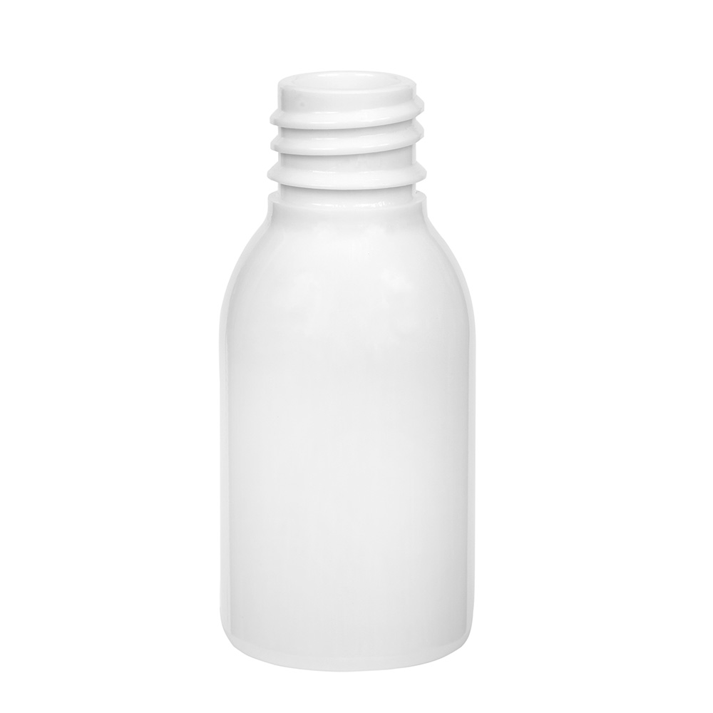 Plastic bottle 25 ml white, thread g18x3 | Briskvd.cz